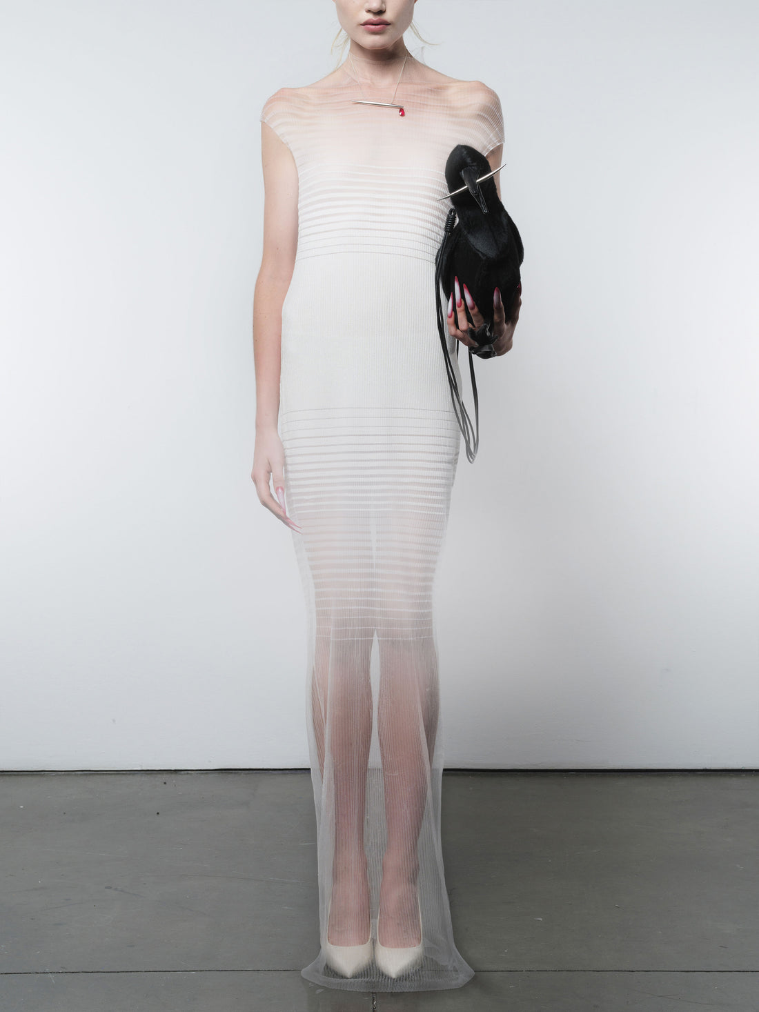 CENSOR KNIT DRESS - SNOW – GRACE LING