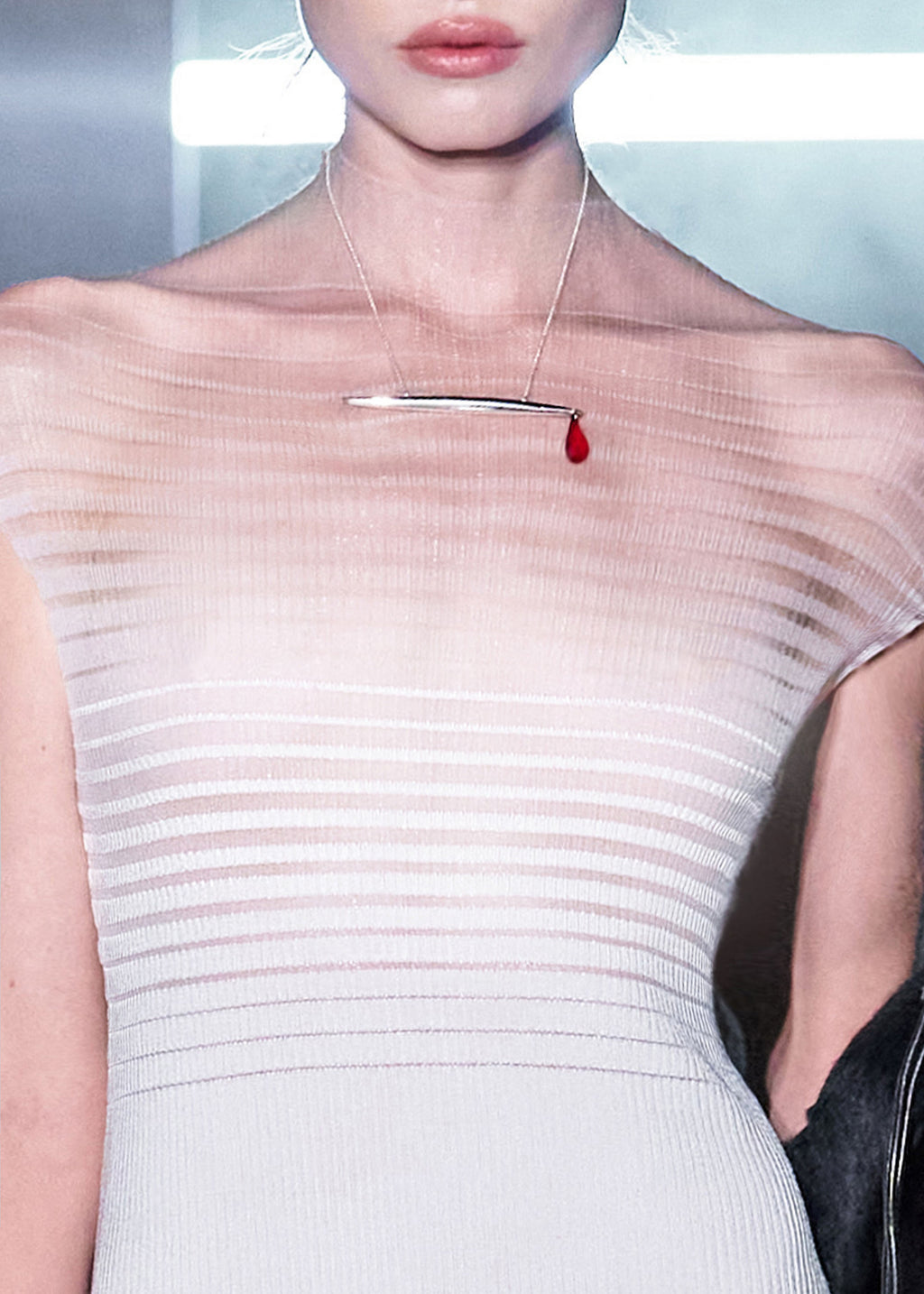 NEEDLE PRICK RUBY NECKLACE – GRACE LING